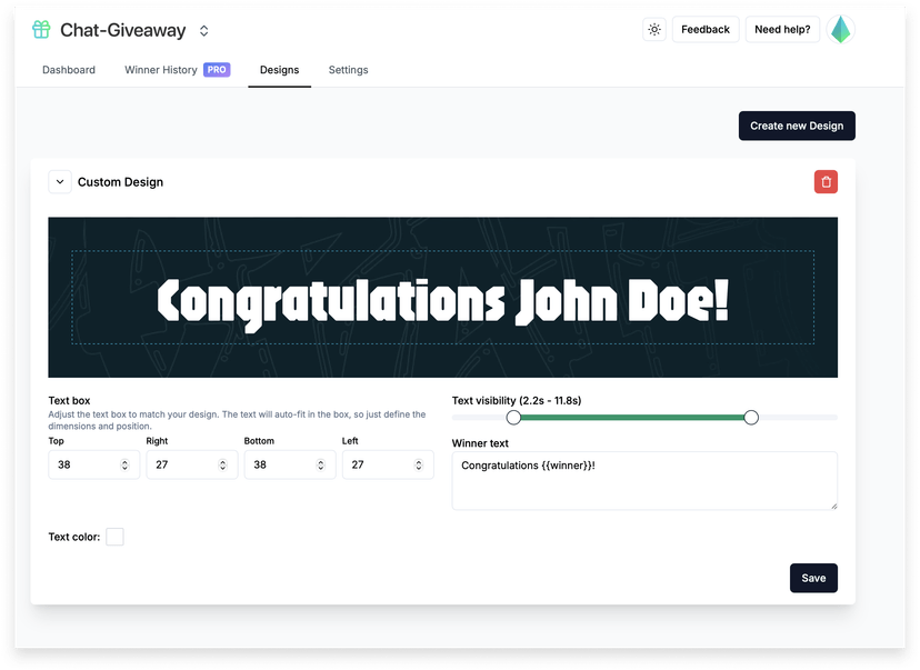 Interactive Twitch Giveaway Tool | Show Winners Live on Your Stream ...